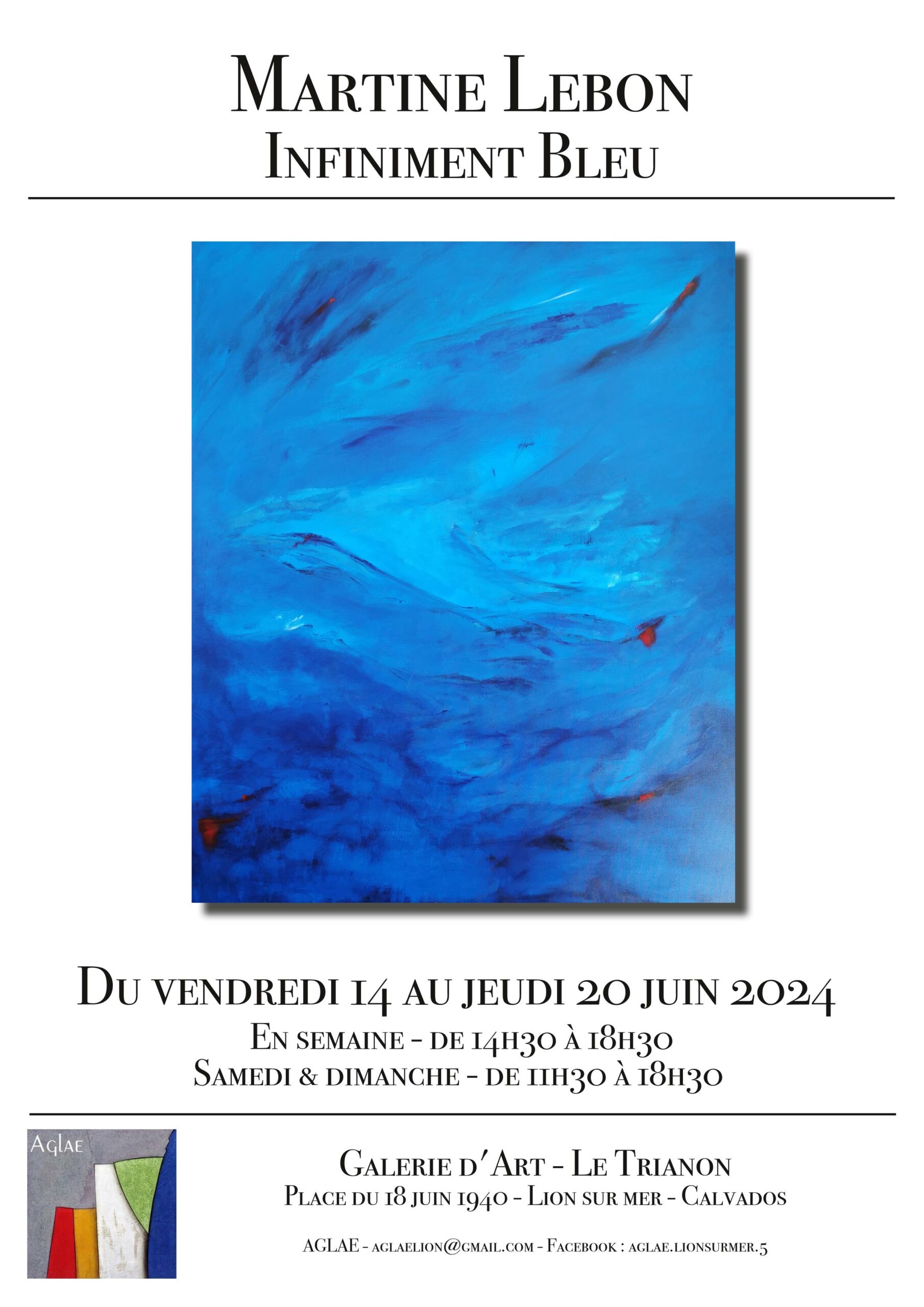 Martine Lebon vous invite dans l’Infiniment Bleu – AGLAE